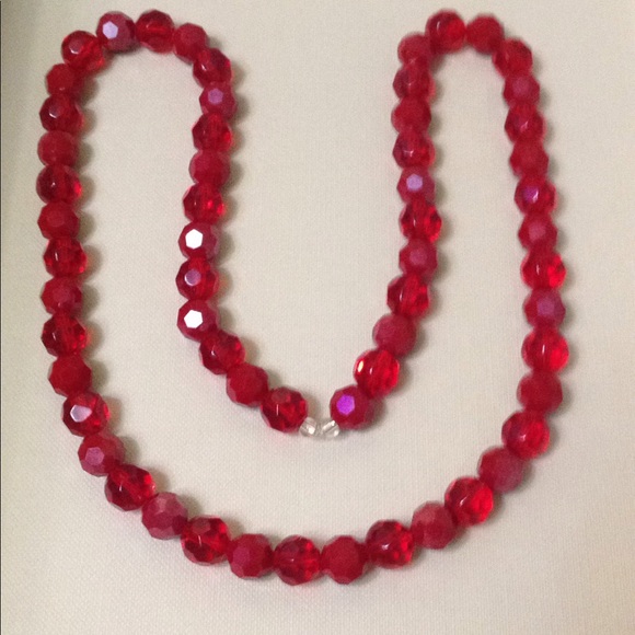 Handmade | Jewelry | Ruby Red Necklace | Poshmark